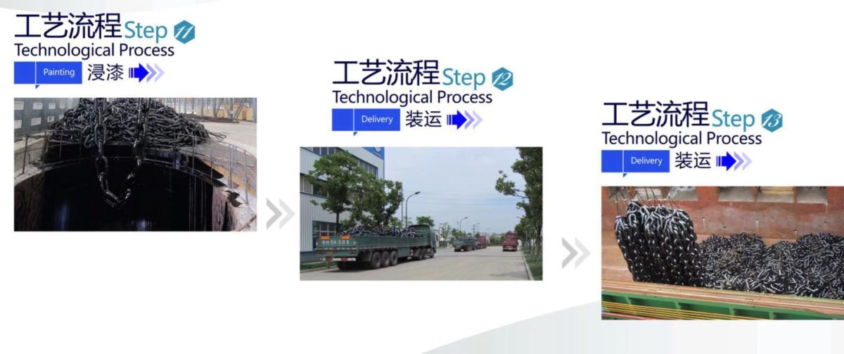 Ship chain mooring ship chains - YT Marine Fender